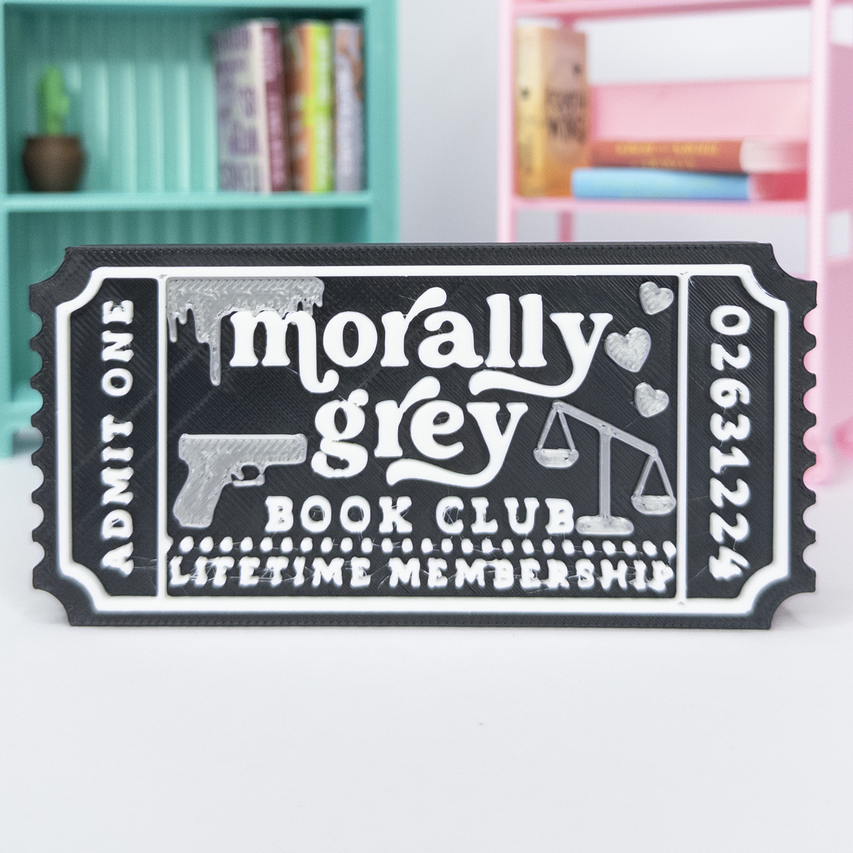 Morally Grey | Bookish Ticket – Picky Pads