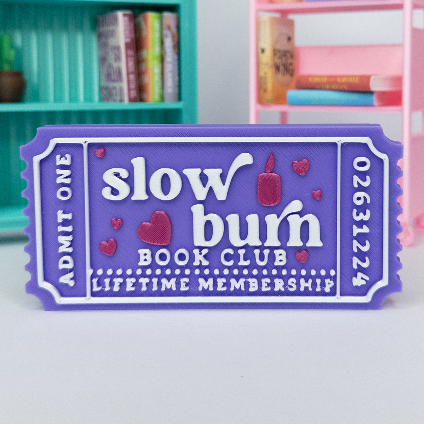 Slow Burn | Bookish Ticket – Picky Pads